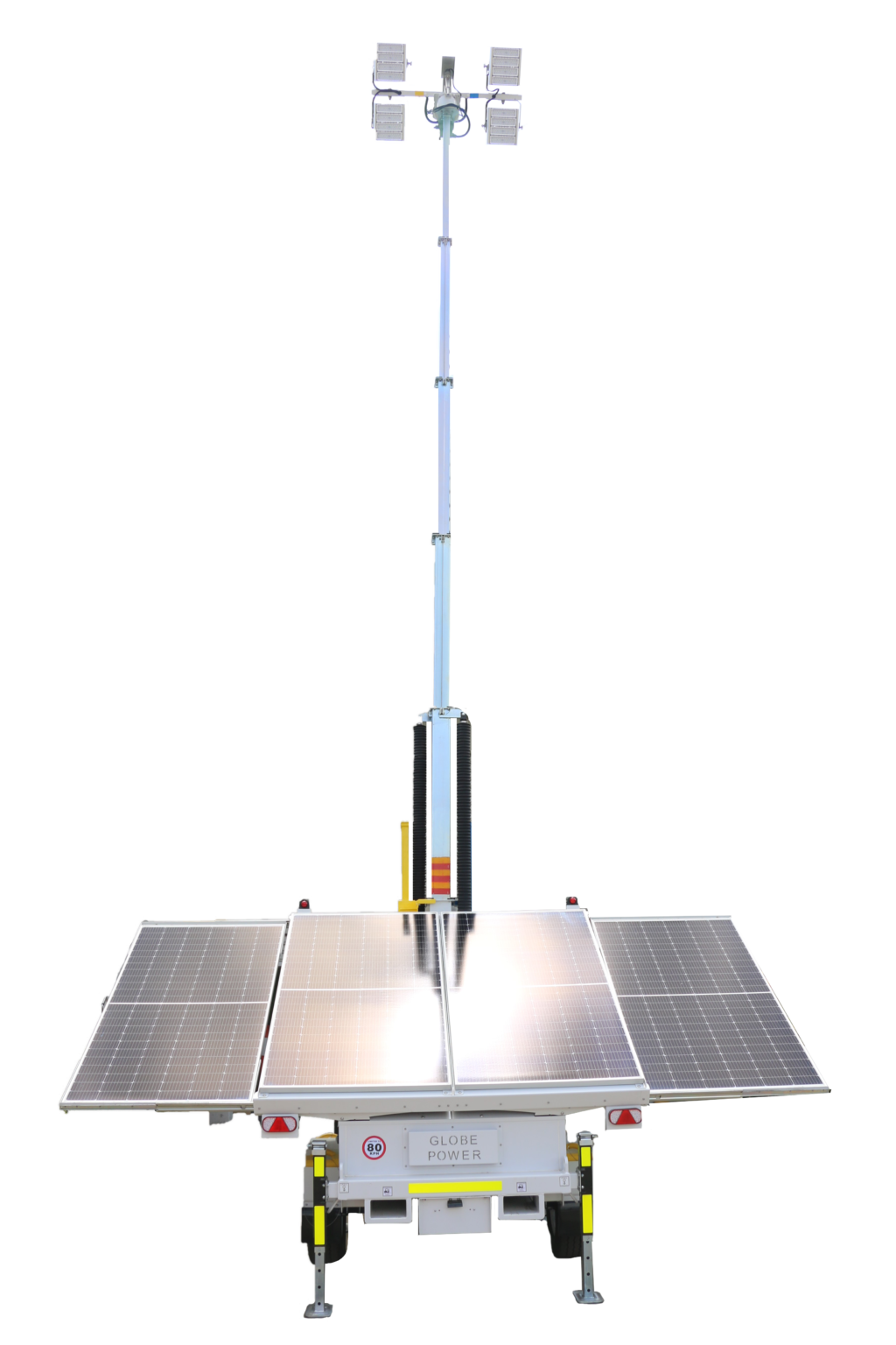 Solar lighting towers – Globe Power Australia